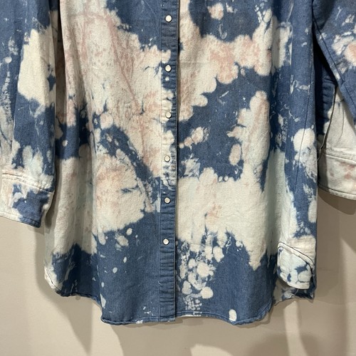 A Rare Bird Tunic Dress Pearl Snaps Button Up Jean Embellished ...
