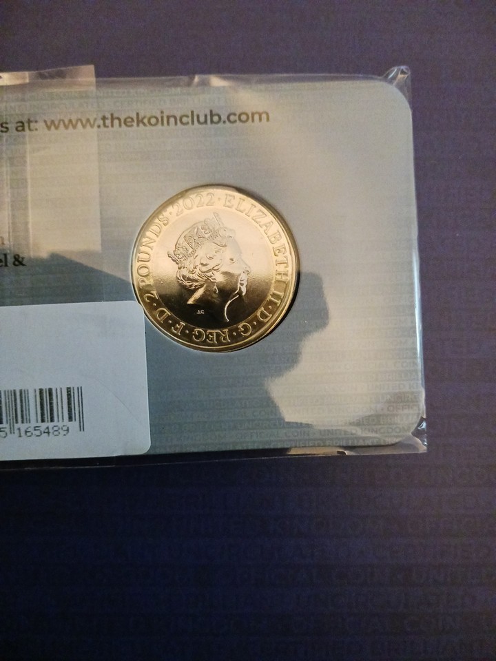 2022 Alexander Graham Bell UK £2 Coin, Brilliant Uncirculated, Two ...