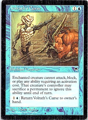 Volrath's Curse Magic The Gathering Tempest Heavy Play | eBay