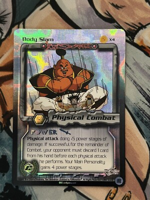 Dragon Ball Z Body Slam (ID # X4) Promo Cell Games Saga Dbz Tcg Ccg ...