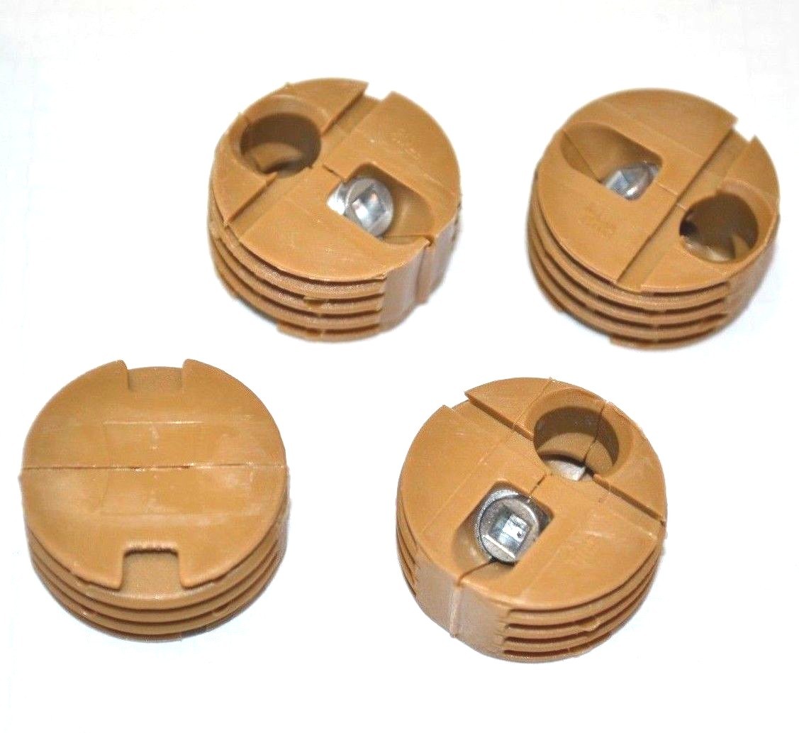 LOT of 4 - Titus 1" Lock Connector Expanding Plugs Woodworking Hardware ...