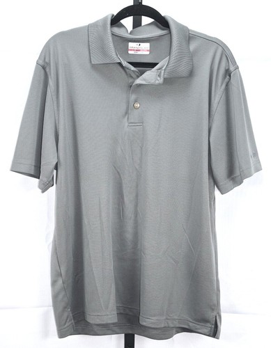 Grand Slam gray men's polo size large RN# 37763 100% polyester | eBay