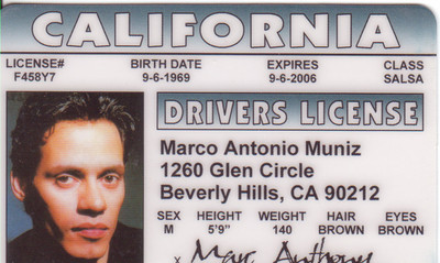 latin American singer Mark MARC ANTHONY Beverly Hills California ...