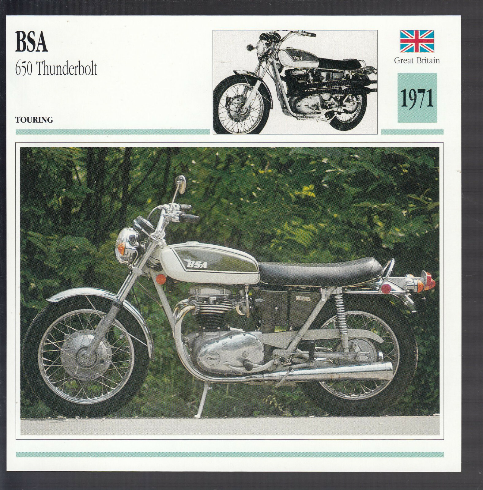 1971 Bsa 650 Thunderbolt