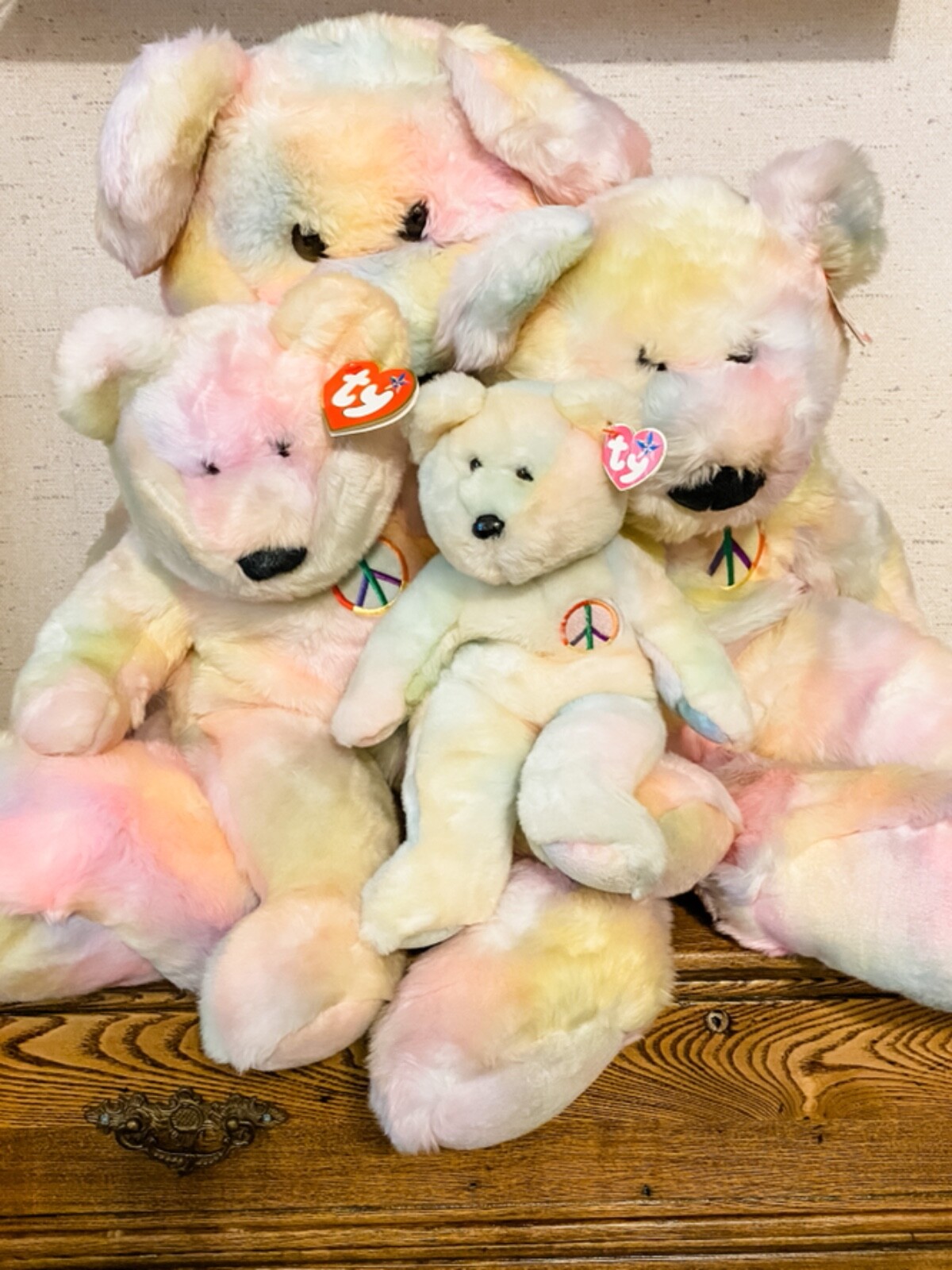 Beanie Buddies Collection: Peace, Large Peace, Extra Large Peace and ...
