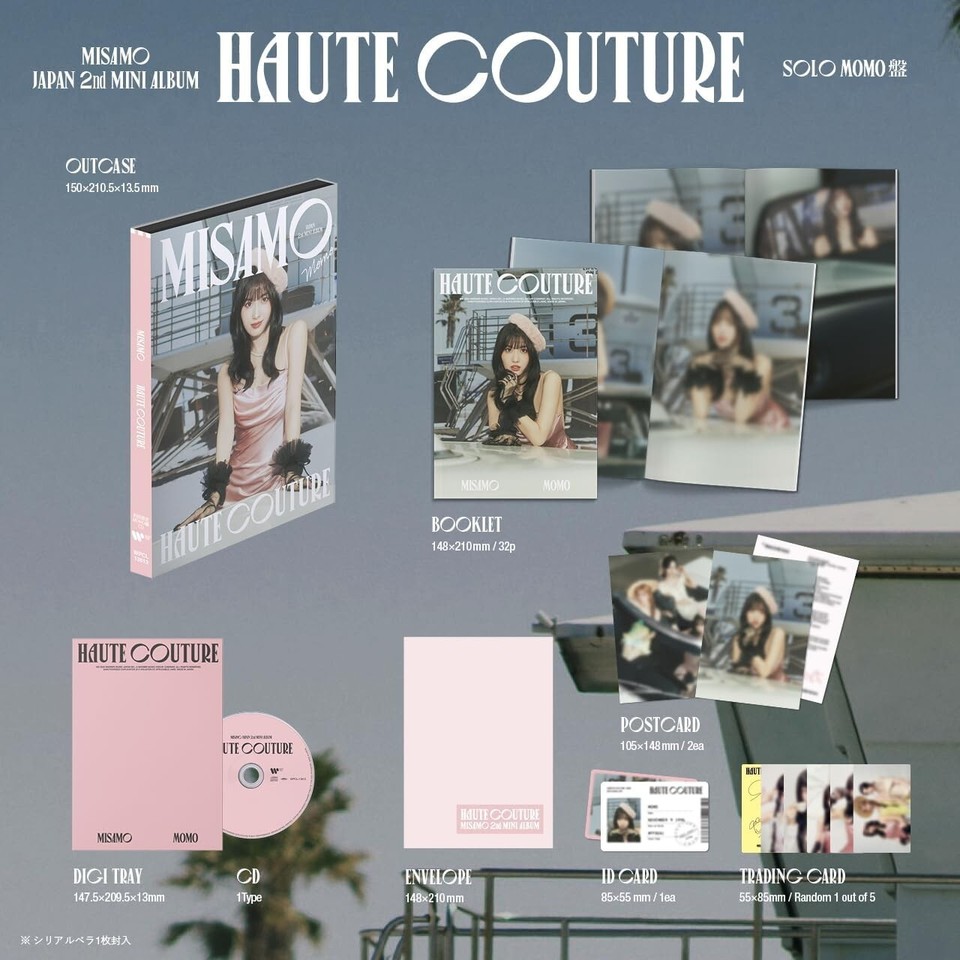 MISAMO HAUTE COUTURE LIMITED EDITION MOMO VERSION CD+BOOK+CARD+POSTCARD ...