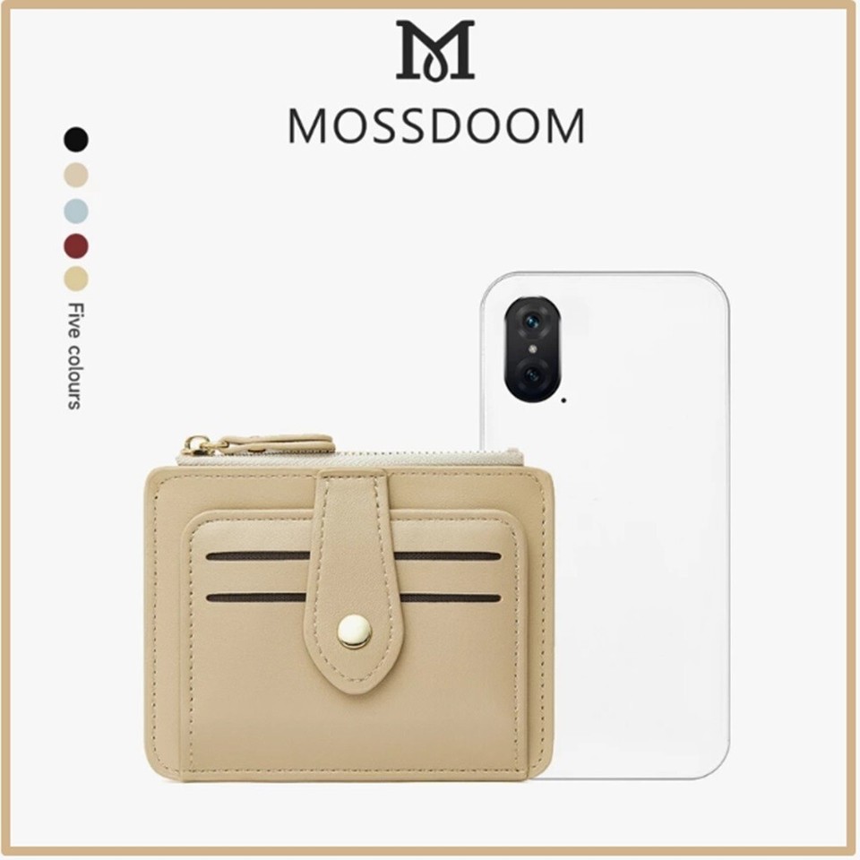 MOSSDOOM Wallet Women Cute PU Leather Short Cash Card Mini Purse Small ...