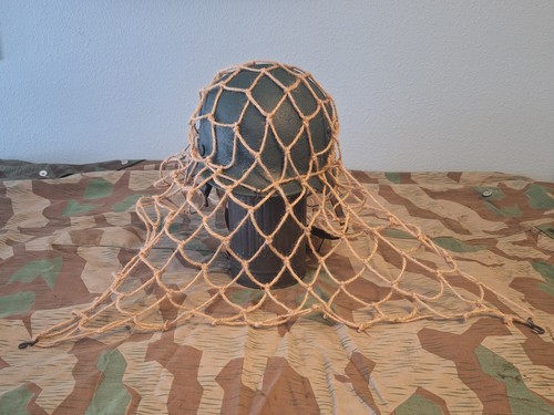 WW2 German Helmet Net Cover Camouflage ,with Clips M35 M40 M42 Fast ...