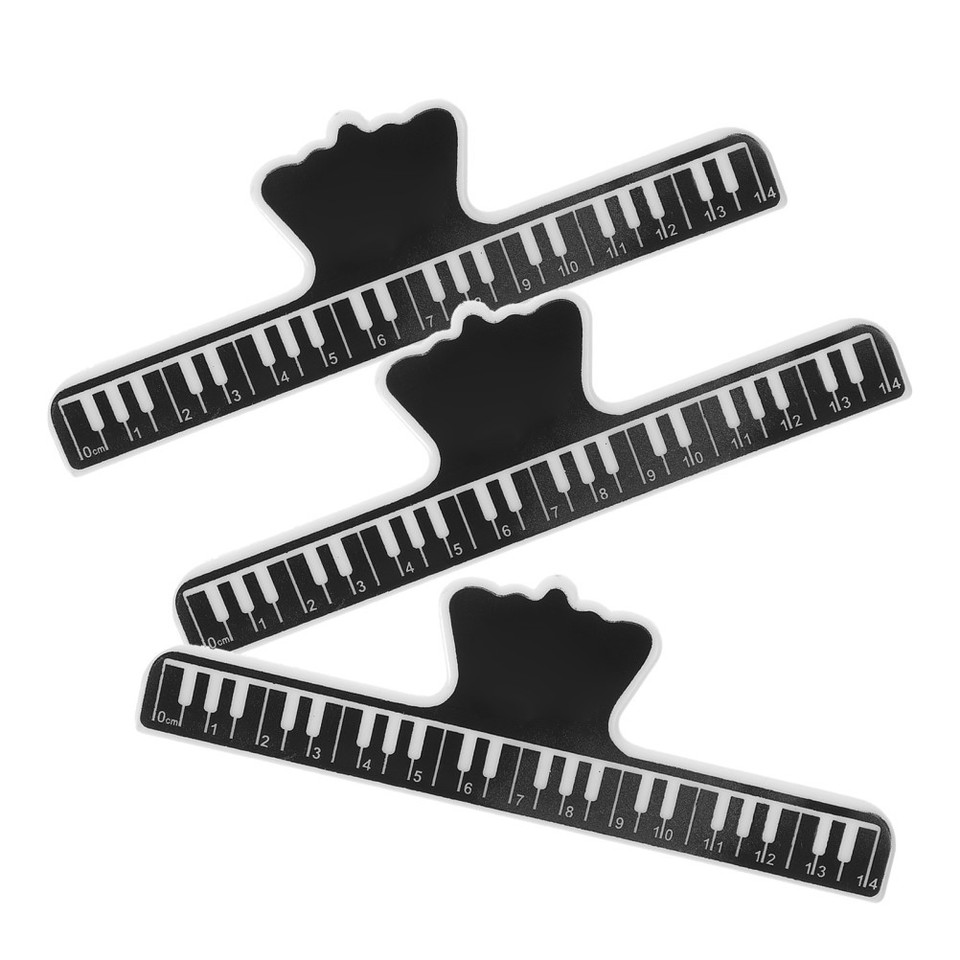 3 Pcs Large Music Sheet Clip Metal Musical Notes Paper Clips Book ...
