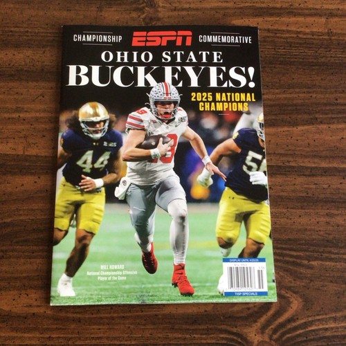 Ohio State Buckeyes National Championship Magazines ( ESPN & Lindy’s ...