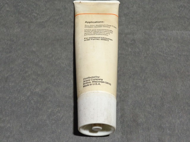 Ariens 000072 Liquid Grease Semi-Fluid NOS for sale online | eBay
