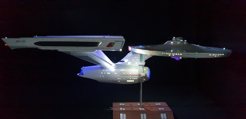 LED Lighting Kit - ONLY - Star Trek USS Enterprise Refit NCC-1701-A 1/ ...