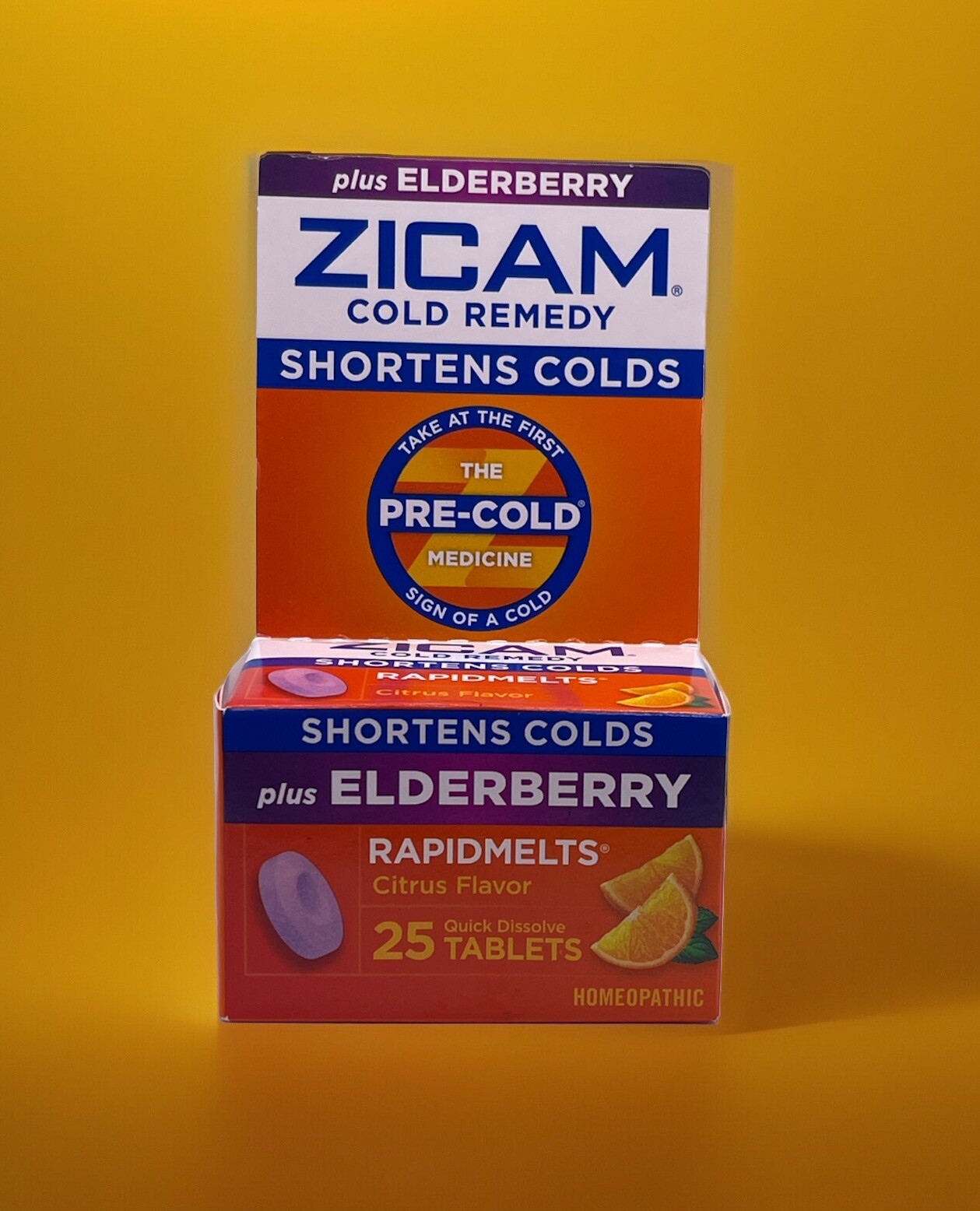 Zicam Cold Remedy RapidMelts Elderberry Citrus Flavor, 25ct Exp. 10/24 ...