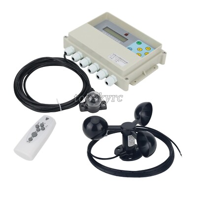 Dual Axis Automatic Solar Tracker Controller w/ Remote Control Wind ...