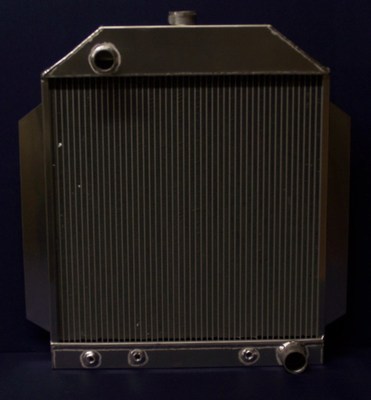 1950 ford CAR WITH CHEVY MOTOR aluminum radiator MADE IN USA | eBay