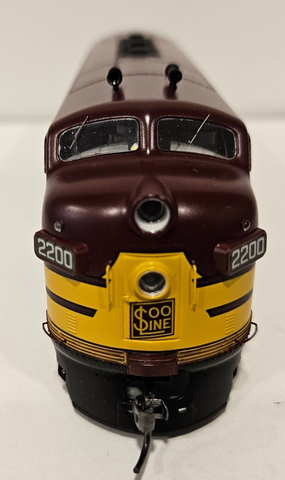 Athearn Genesis ho scale Soo Line F-3 A,B,C locomotives dcc sound (3 ...