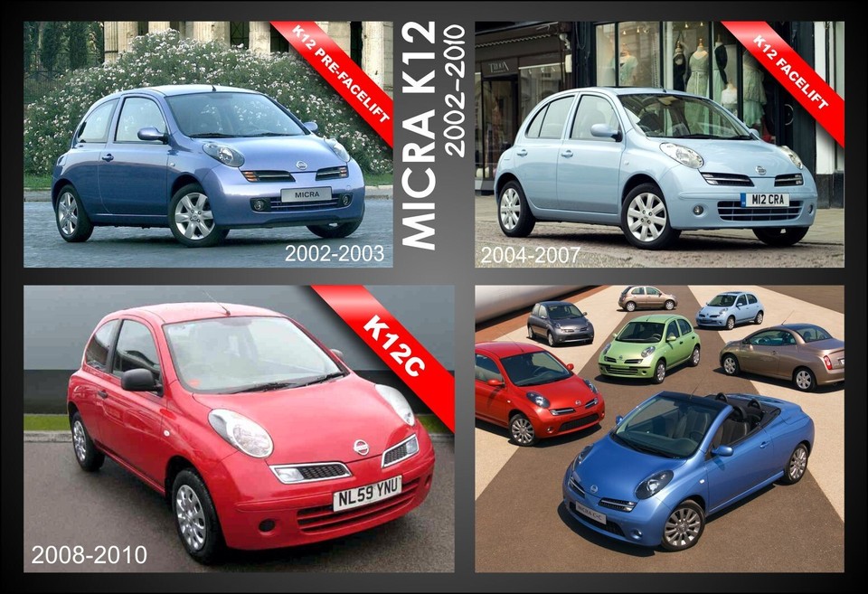 NISSAN MICRA K12 K12C Mk3 2002-2010 1.2 ‘S’ Petrol Manual Silver 4-Door ...