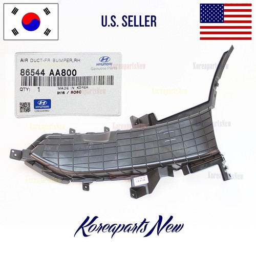 FRONT Bumper Duct Air Curtain Right PASSENG ⭐OEM⭐ Elantra N-Line 2021 ...