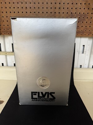 Vintage Elvis Silver Anniversary Decanter w/ ORIGINAL BOX | eBay