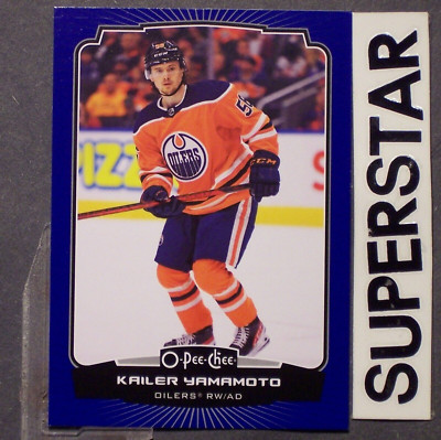 KAILER YAMAMOTO 2022/23 O-Pee-Chee BLUE BORDER #316 Edmonton Oilers | eBay