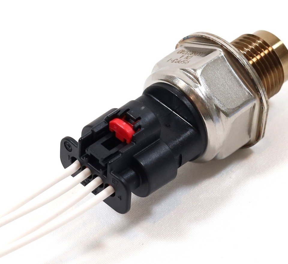 2017-2023 L5P Duramax Fuel Rail Pressure Sensor & Connector Kit Genuine ...