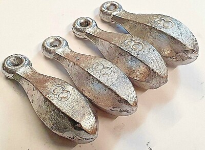 FISHING SINKERS, BULK BUY 8oz SNAPPER FISHING TACKLE. | eBay
