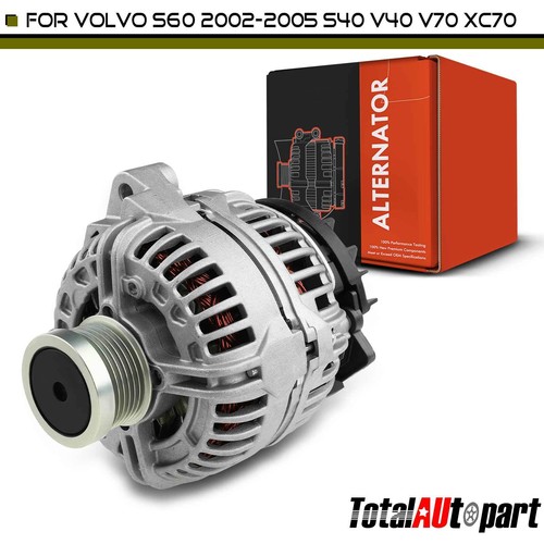 Alternator for Volvo S40 S60 V70 XC70 XC90 03-06 140A 12V CCW 6-Groove ...