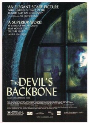 2001 Movie: THE DEVIL'S BACKBONE Postcard GOTHIC HORROR FILM Civil War ...