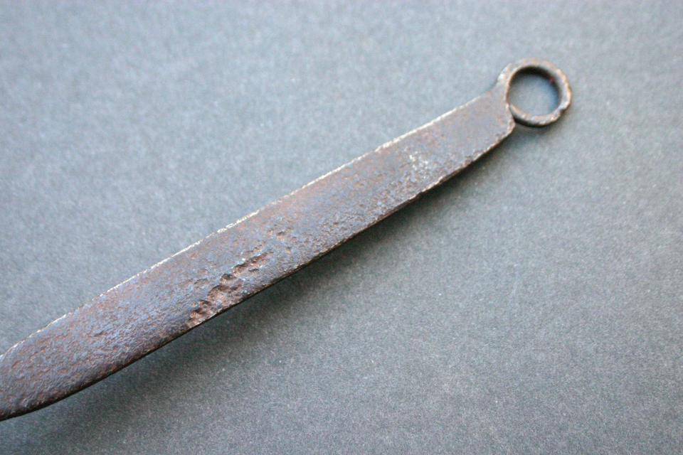 Antique Blacksmith Hand-Wrought Iron Ladle, Kitchen Farmhouse | eBay