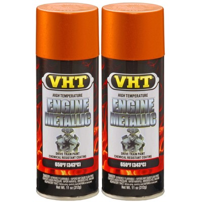VHT High Temp Paint VHTSP402 (2-PACK); Engine Metallic 11oz Burnt ...