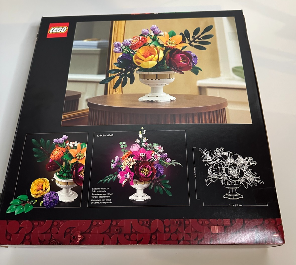 LEGO Botanicals Flower Arrangement Lego #10345 Complete- | eBay