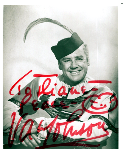The Minstrel Van Johnson Batman Villain TV Show Signed Photo-1966-KFAB ...