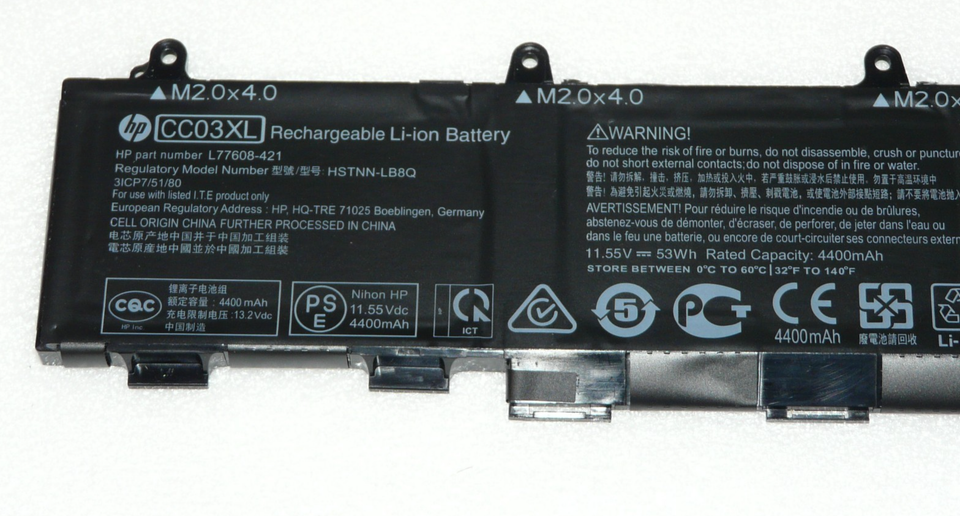 NEW GENUINE HP ELITEBOOK 830 835 840 845 G7 G8 BATTERY 53Wh L78555-005 ...
