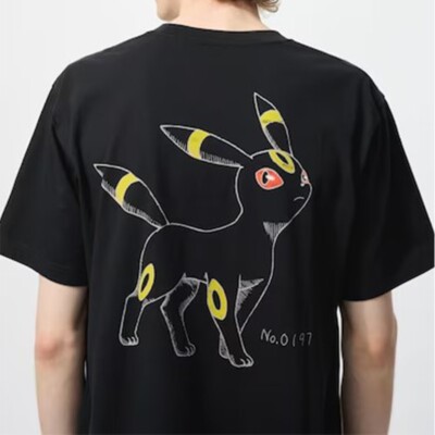 UNIQLO POKEMON Umbreon UT T-shirts JAPAN limited TEE S - XXL FROM JAPAN ...