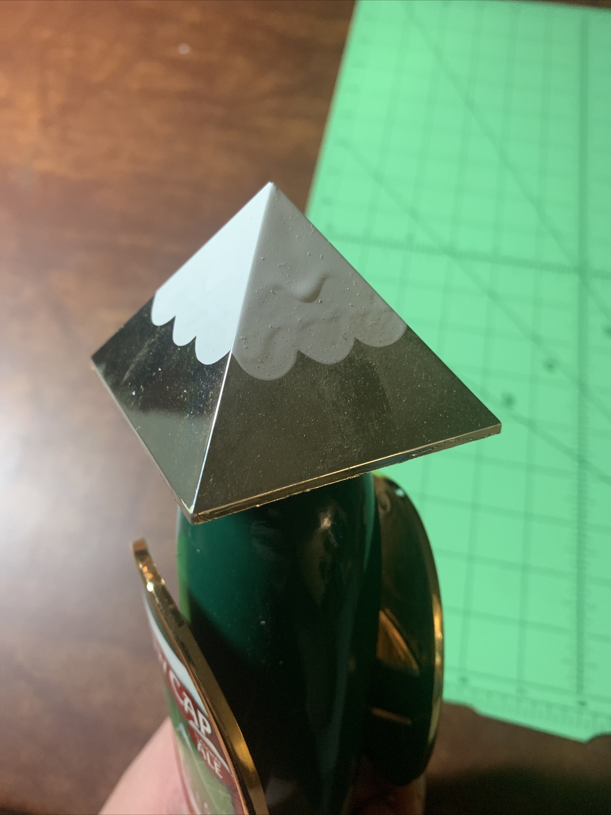 1468 - Original PYRAMID Snow Cap Ale Double-Sided Tap Handle - Great ...