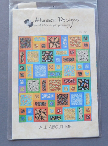 All About Me quilt - with print fabric with images about you - Pattern ...