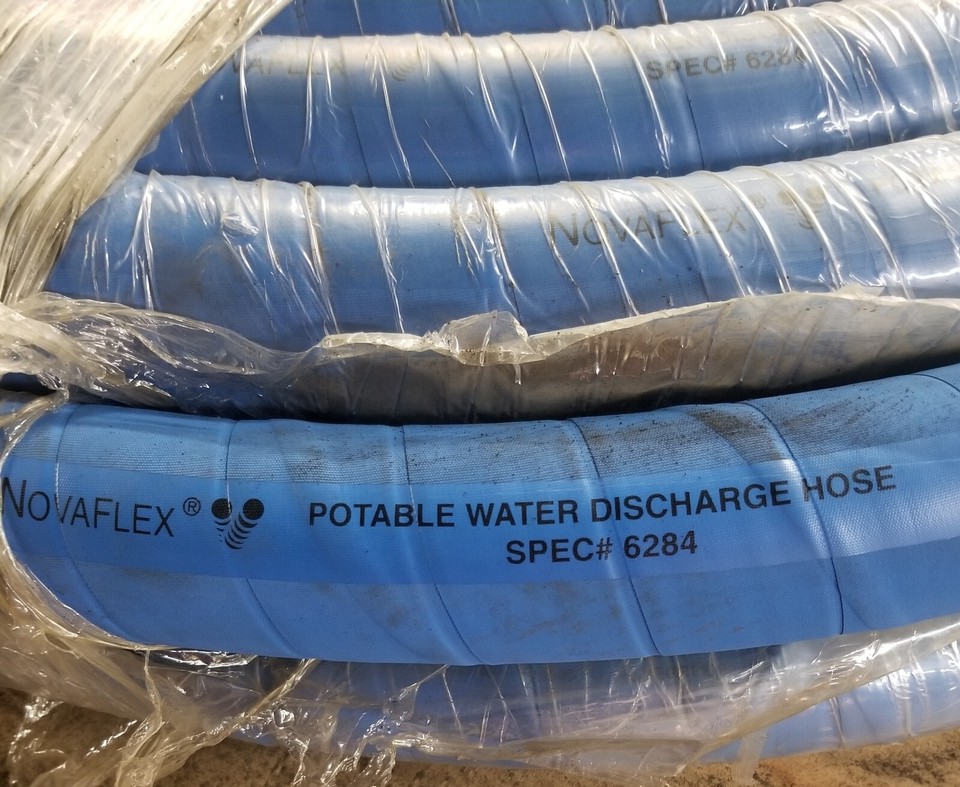 NovaFlex 6284WN-0200 Portable Water Discharge Hose 250 psi max 2" ID x ...