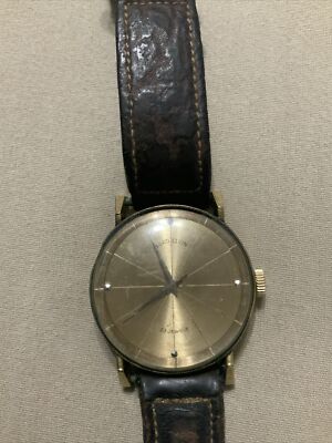 VTG RARE Lord Elgin 724 23 J Watch 14K Gold Filled Wadsworth For Parts ...