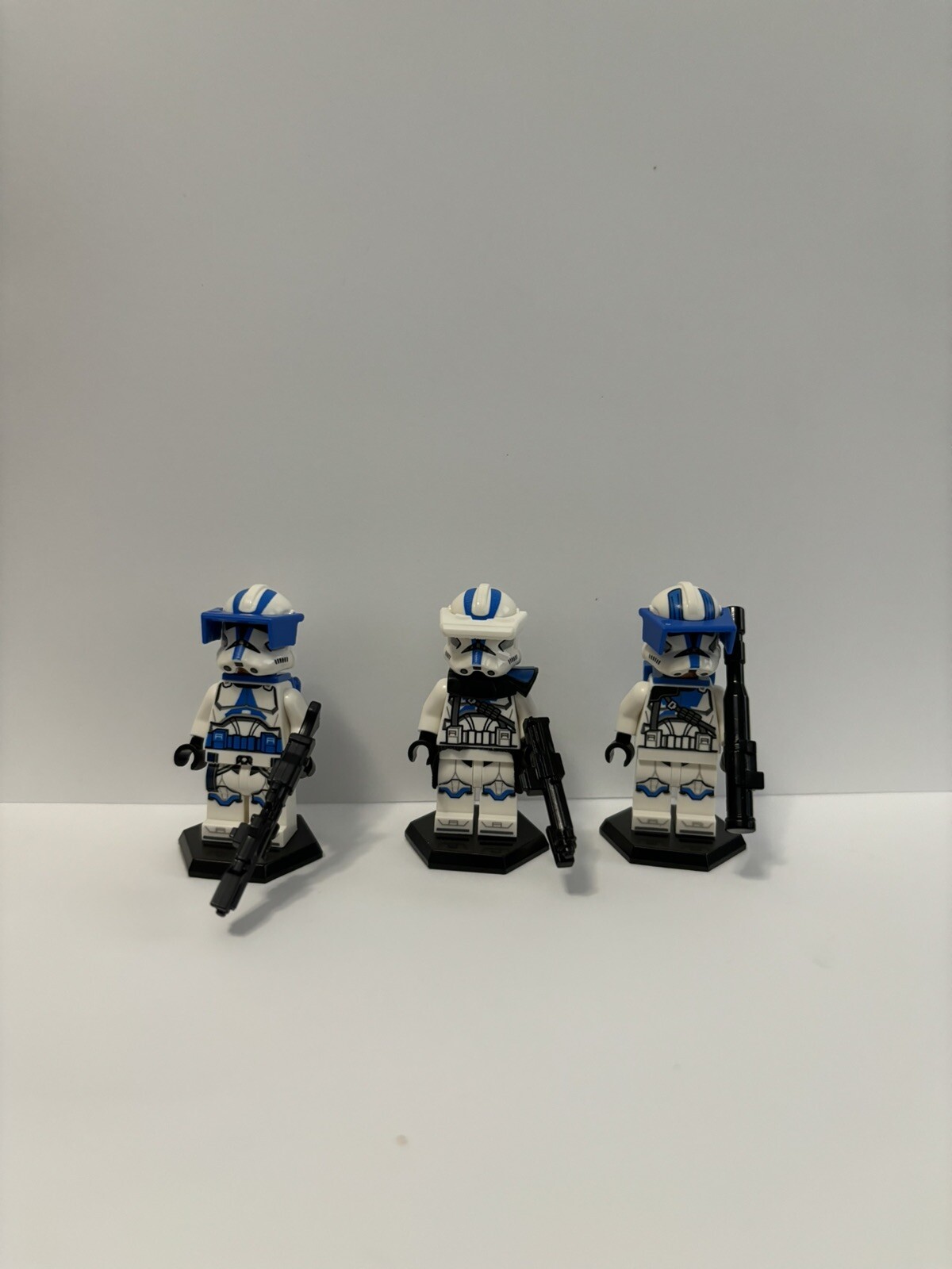 Lego Star Wars 501st Set Of 3 New Clone Troopers with Custom ...