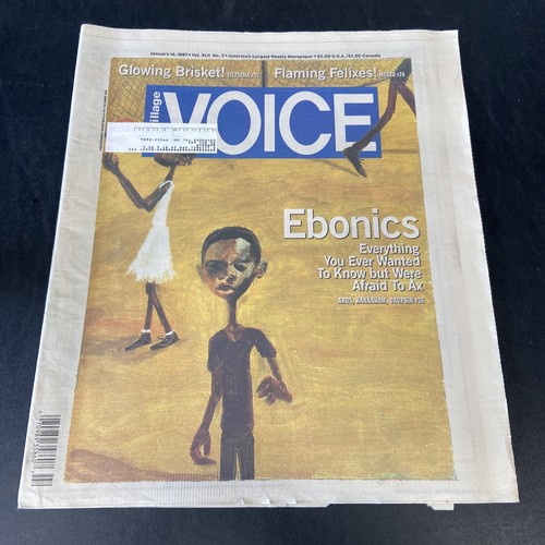 The Village Voice NYC Newspaper January 14, 1997 Ebonics | eBay