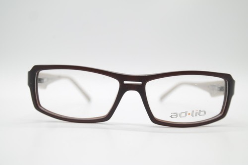 Ad Lib Charmant AB3134 Titanium Brown Orange Gray Square Glasses Frame New | eBay