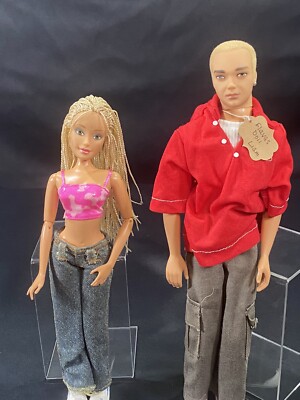 Mattel Barbie Hybrid Flavas Happy D W/ Micro Braids Fashionistas Body ...