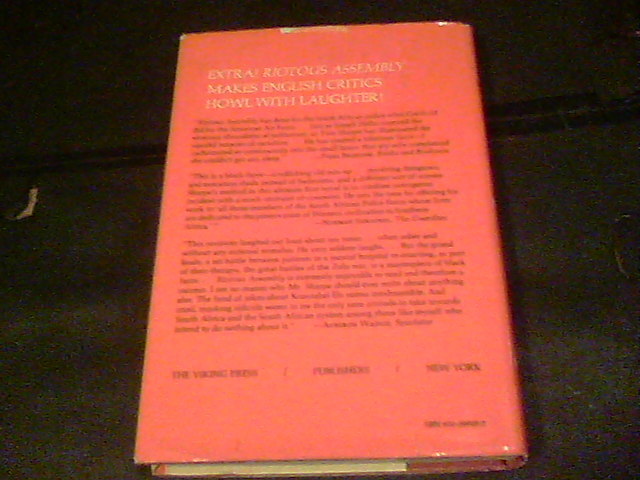 Riotous Assembly by Tom Sharpe ed19 | eBay