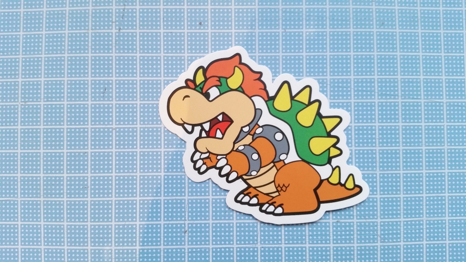 Super Mario Bowser Monster Luggage Car Skateboard Laptop Vinyl Decal ...
