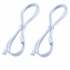 4/8 Pack 4FT 3Pin Plug Cord Wire for T5 T8 LED Tube Shop Light Fixture ...