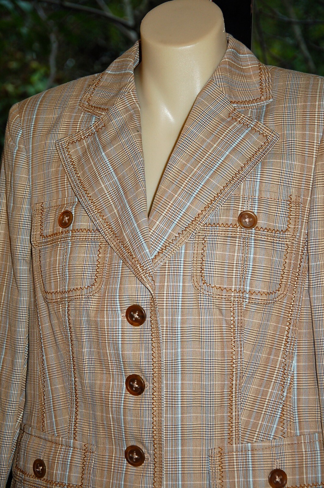 BASLER Ladies Tailored Jacket - Brown Plaid - Size 38 - BNWT RRP$899 | eBay