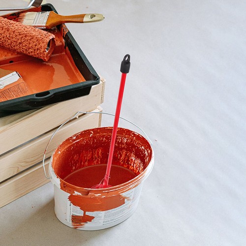 2 Pcs Paint Shaker Paints Mixer Handheld Concrete Cement Mixing Rod ...