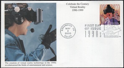US Scott #3191j Celebrate the Century-1990s "Virtual Reality", FDC | eBay