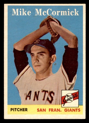 1958 Topps Baseball #37 Mike McCormick NM *g1 | eBay