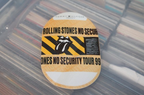 Rolling Stones - No Security 1x Unused Backstage Pass - FREE POSTAGE ...